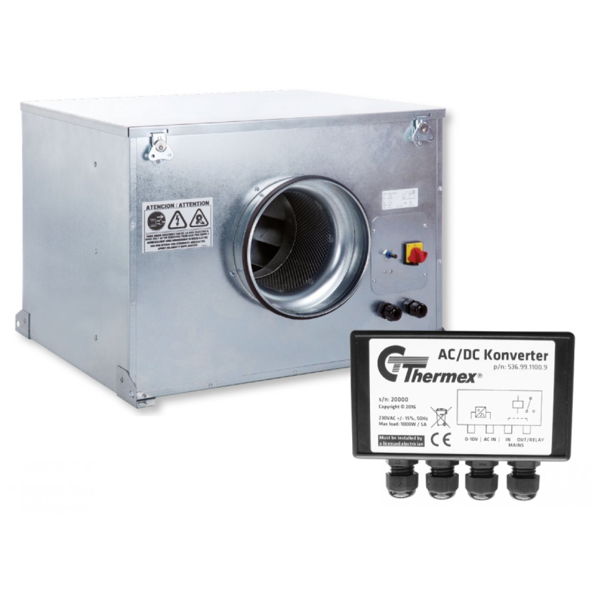 Thermex ekstern motor 225.34.3720.2, CAB-200 | Lindved El